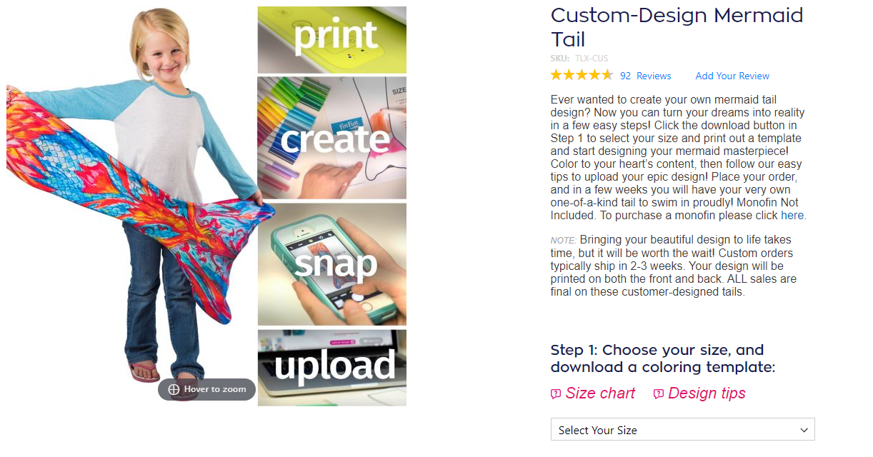 Custom Tail Creator for Digital Mermaid Art | Fin Fun Blog